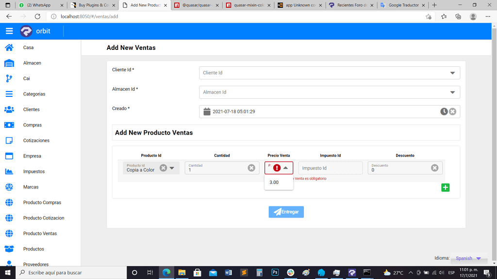 Fill data in Forms - PHPRad Vue - Radsystems Forum